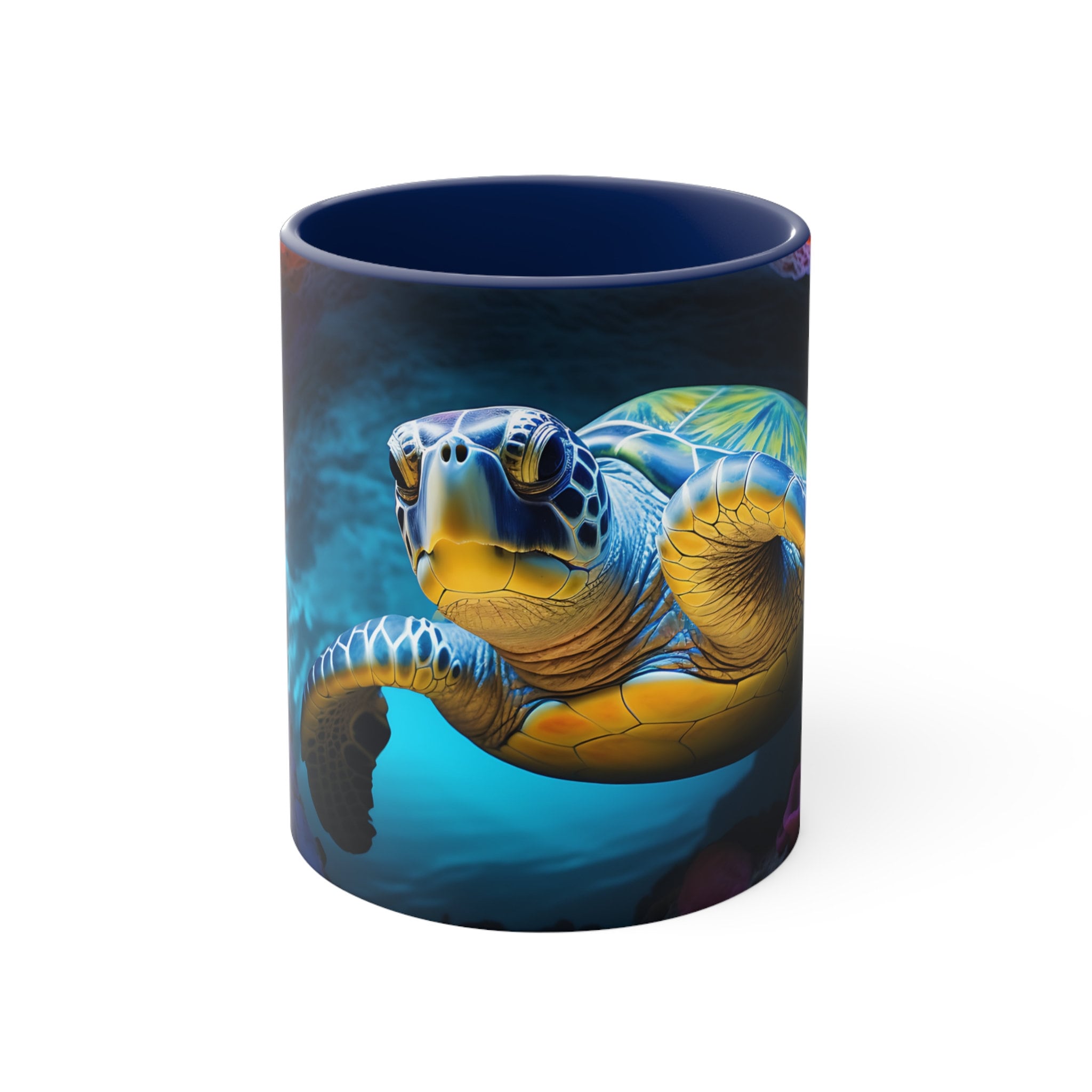 3D Turtle Mug Turtle Coffee Cup for Turtle Enthusiasts - Etsy