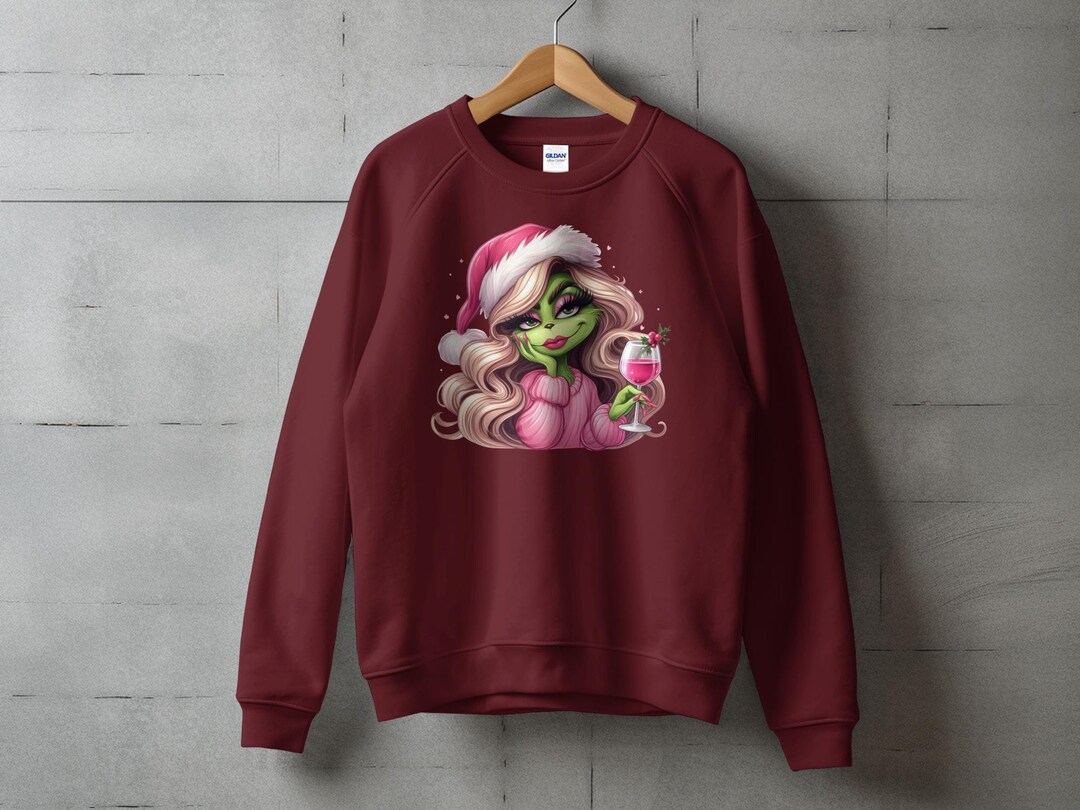 Sexy Grinch Girl Sweatshirt Christmas Shirt For Everyone Etsy