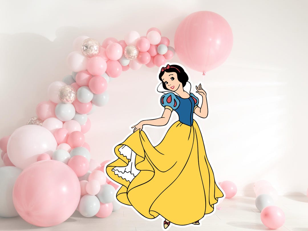 Snow White Cutout: Party Decoration Stand up Prop (digital Download) - Etsy