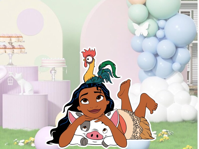 Moana Cutout, Moana Cutout Decor, Moana Party Decoration, Moana Theme ...