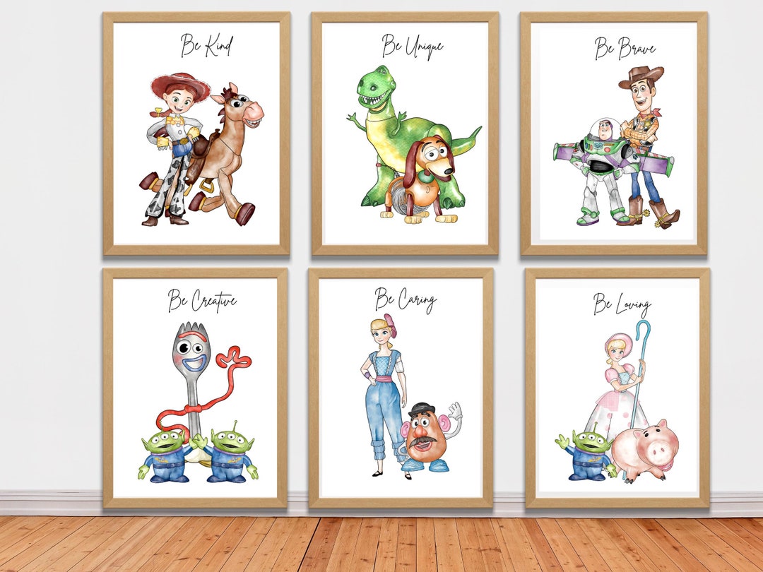 Toy Story Affirmations Prints: Kids Playroom Wall Art (digital PNG) - Etsy