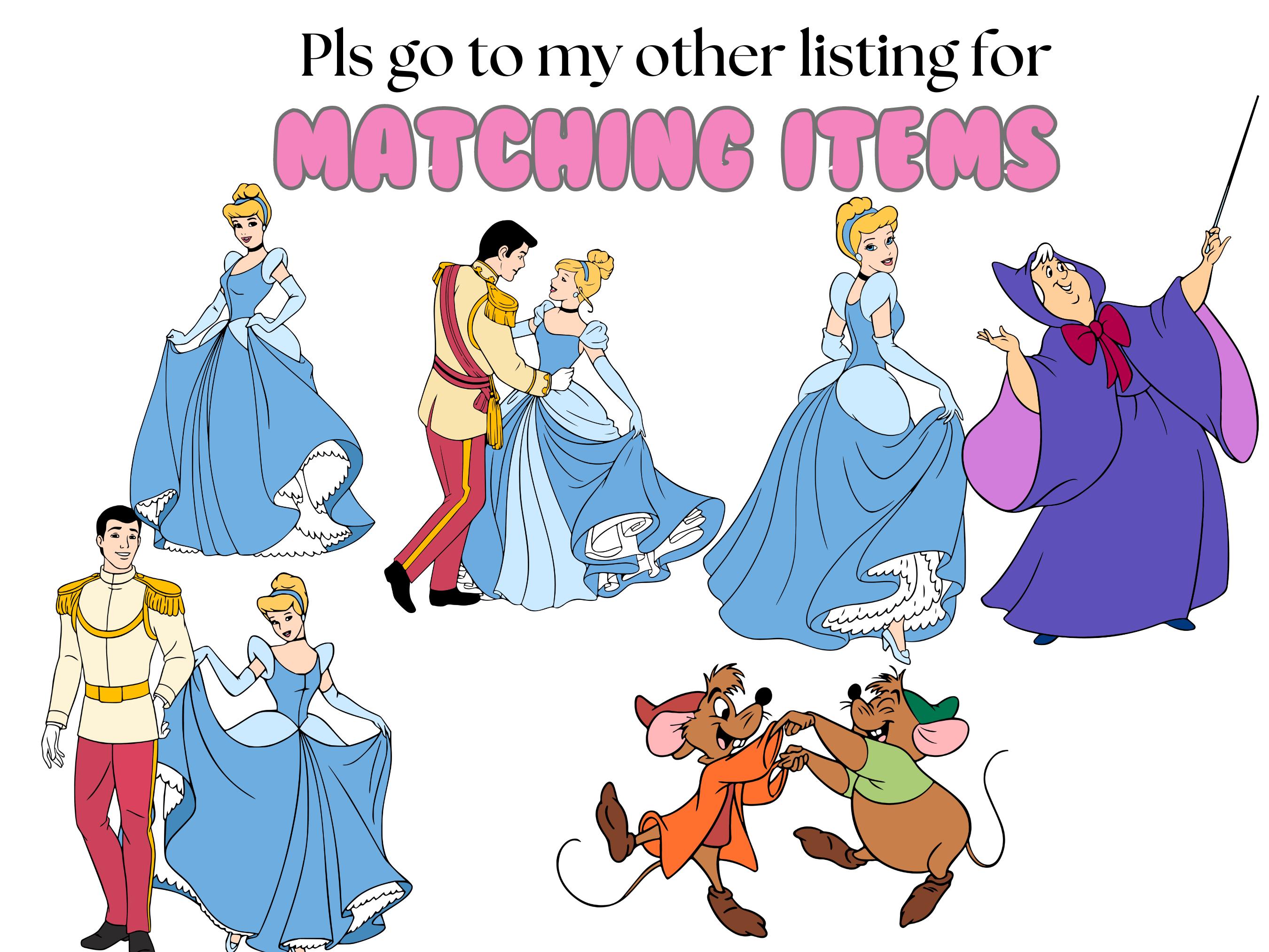 Cinderella Animal Cutouts: Birthday Party Decoration (digital Download ...