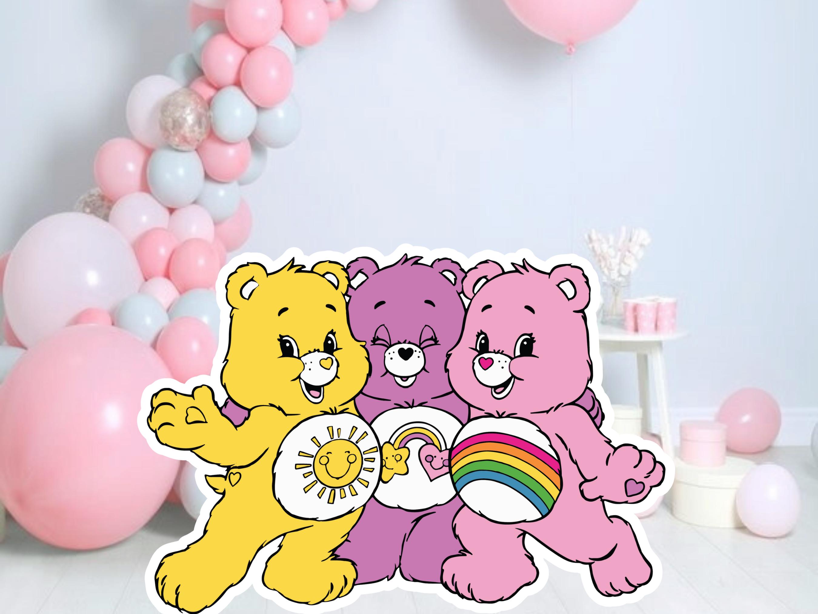 Care Bears Big Decor Backdrops, Cutout Decor Care Bears Printable, Care ...