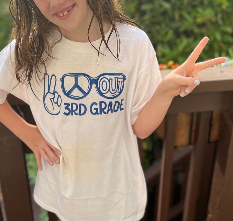 Peace Out Pre-k, Kindergarten 1st, 2nd, 3rd, 4th, 5th, 6th, 7th, 8th ...