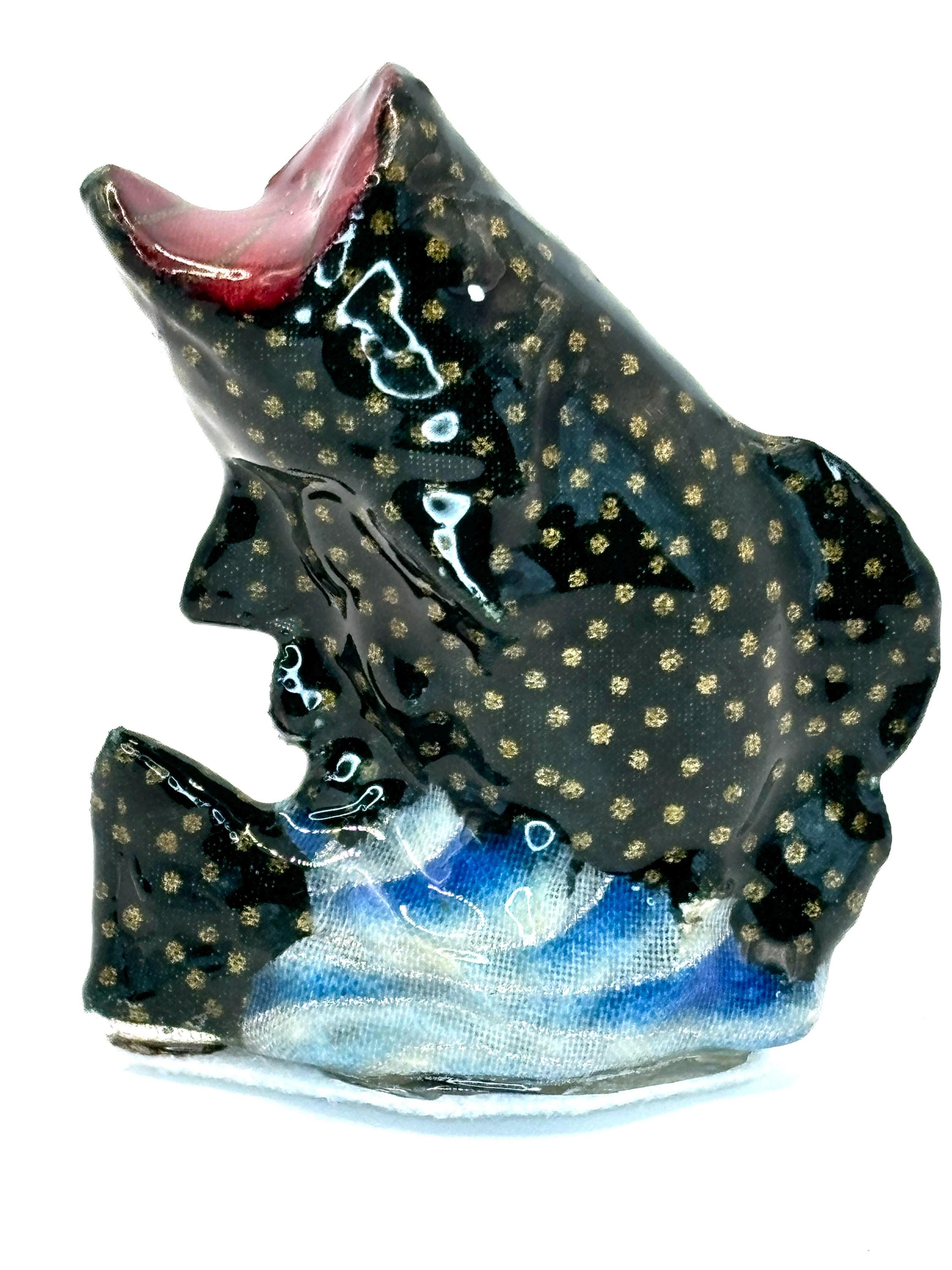 Tiniest Prize Bass Fish You Will Ever See! Handmade and One of a Kind ...