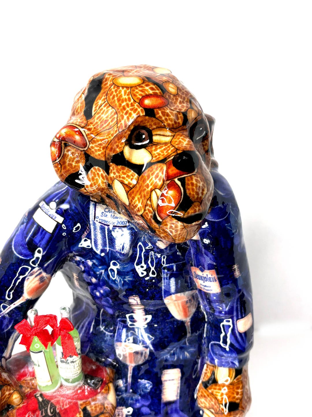 OMG Funniest Critter Monkey Waitress, Dressed in a Wine Dress and ...