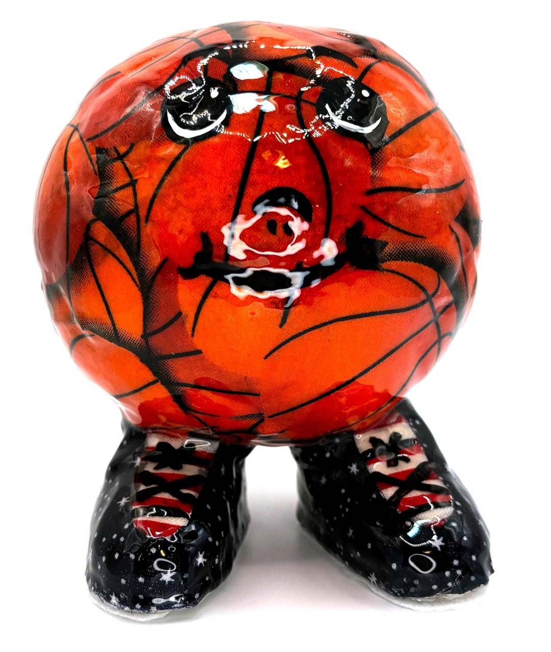 Basketball All Star Bank With Stopper Handmade and One of a Kind - Etsy