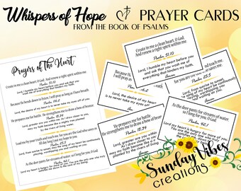 Printable Prayer Board Kit, Prayer Cards, Scripture Cards, Praise and ...