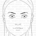 Blank Line Art Template Set A DIGITAL DOWNLOAD - Face Paint Design ...