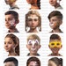 Easter Set Realistic Style DIGITAL DOWNLOAD Face Paint Design Board - Etsy