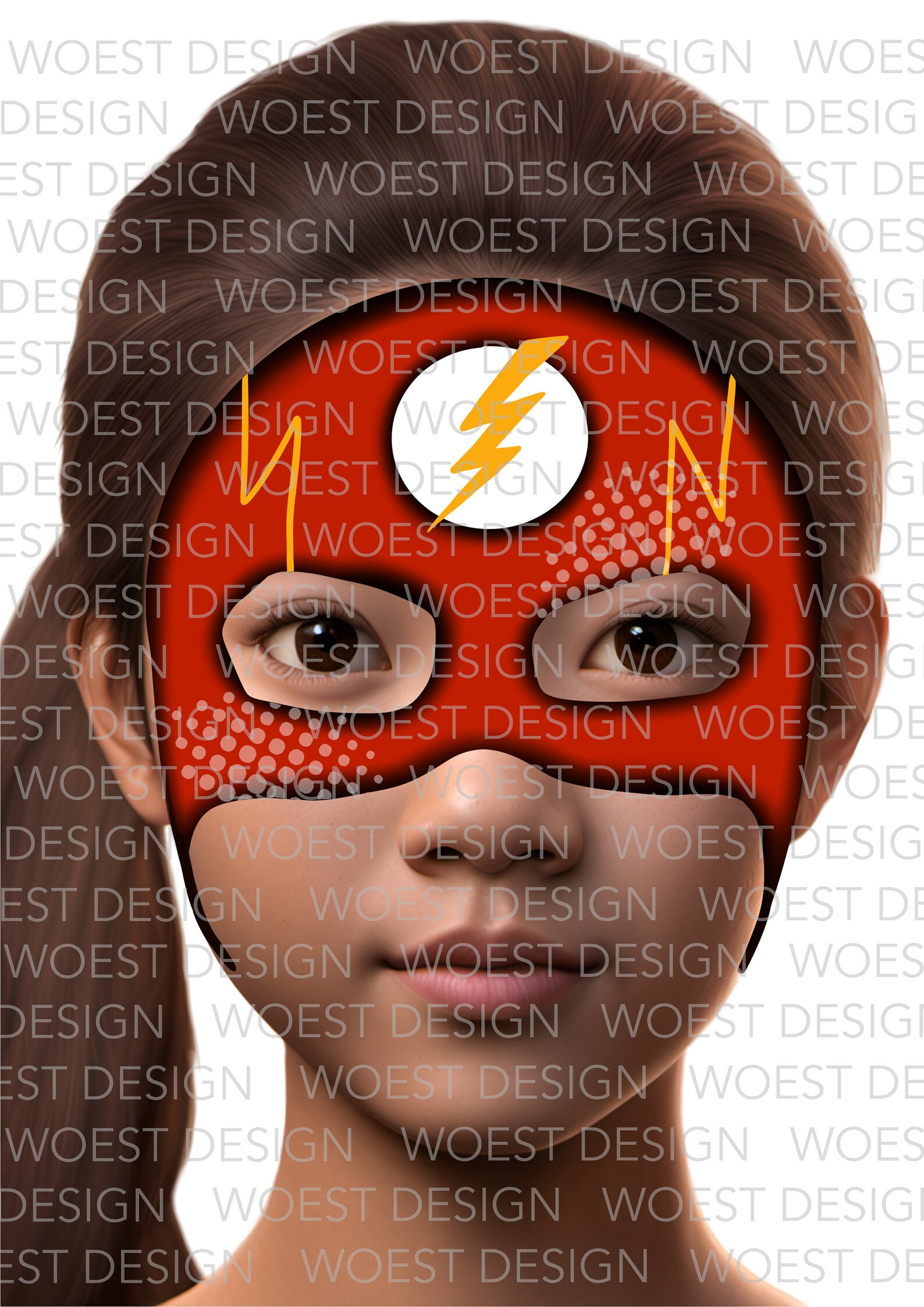 Super Hero Set Realistic DIGITAL DOWNLOAD Face Paint Painting Design ...