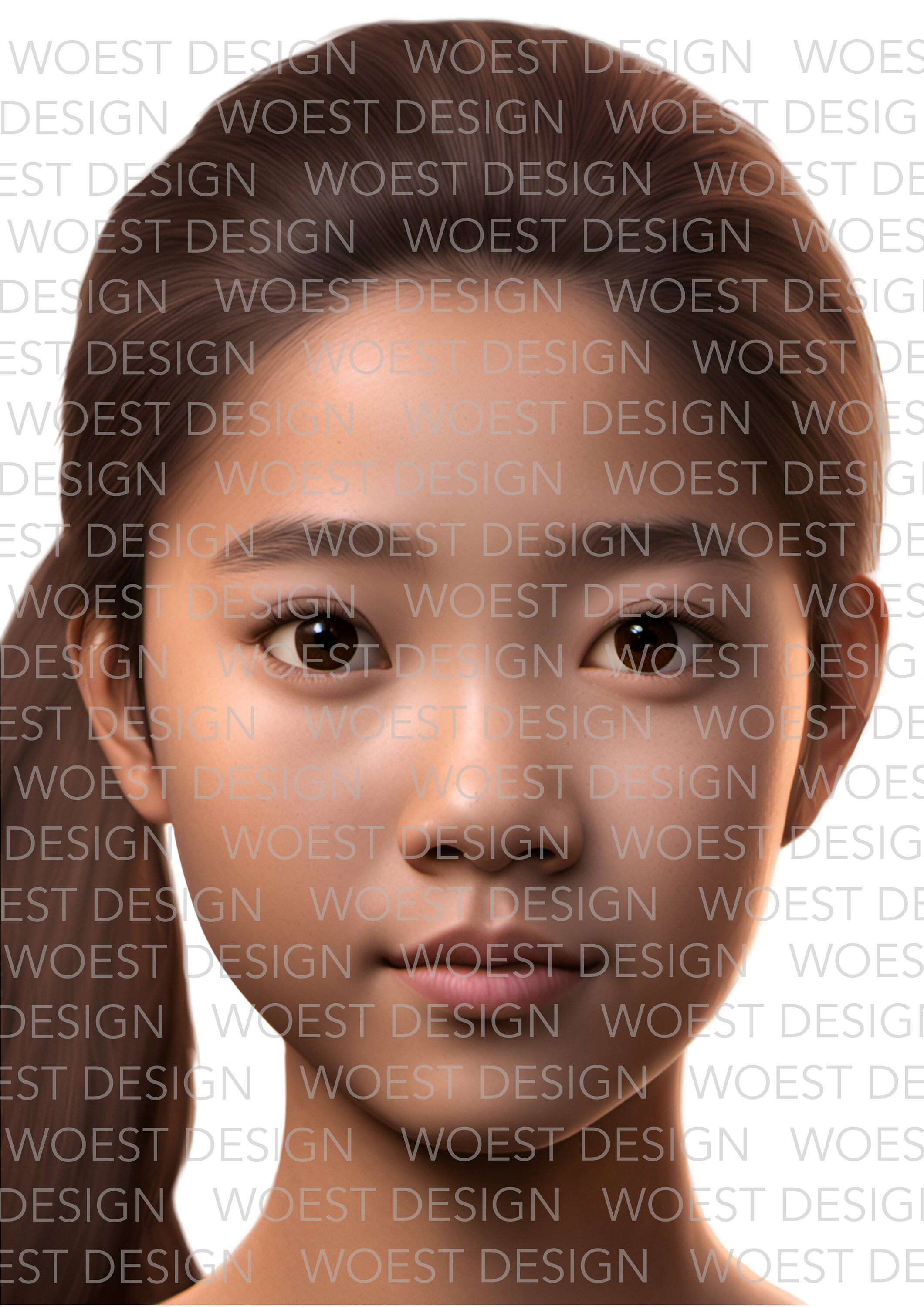 Realistic Style Blank Template Set 1B - DIGITAL DOWNLOAD - Face Paint ...