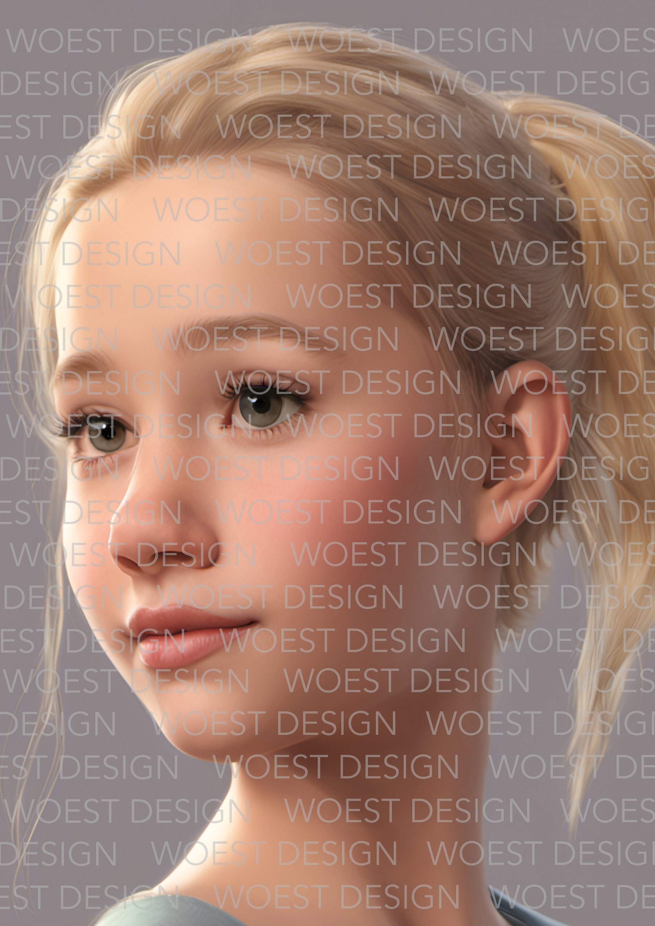 Realistic Style Blank Template Set 1A - DIGITAL DOWNLOAD - Face Paint ...
