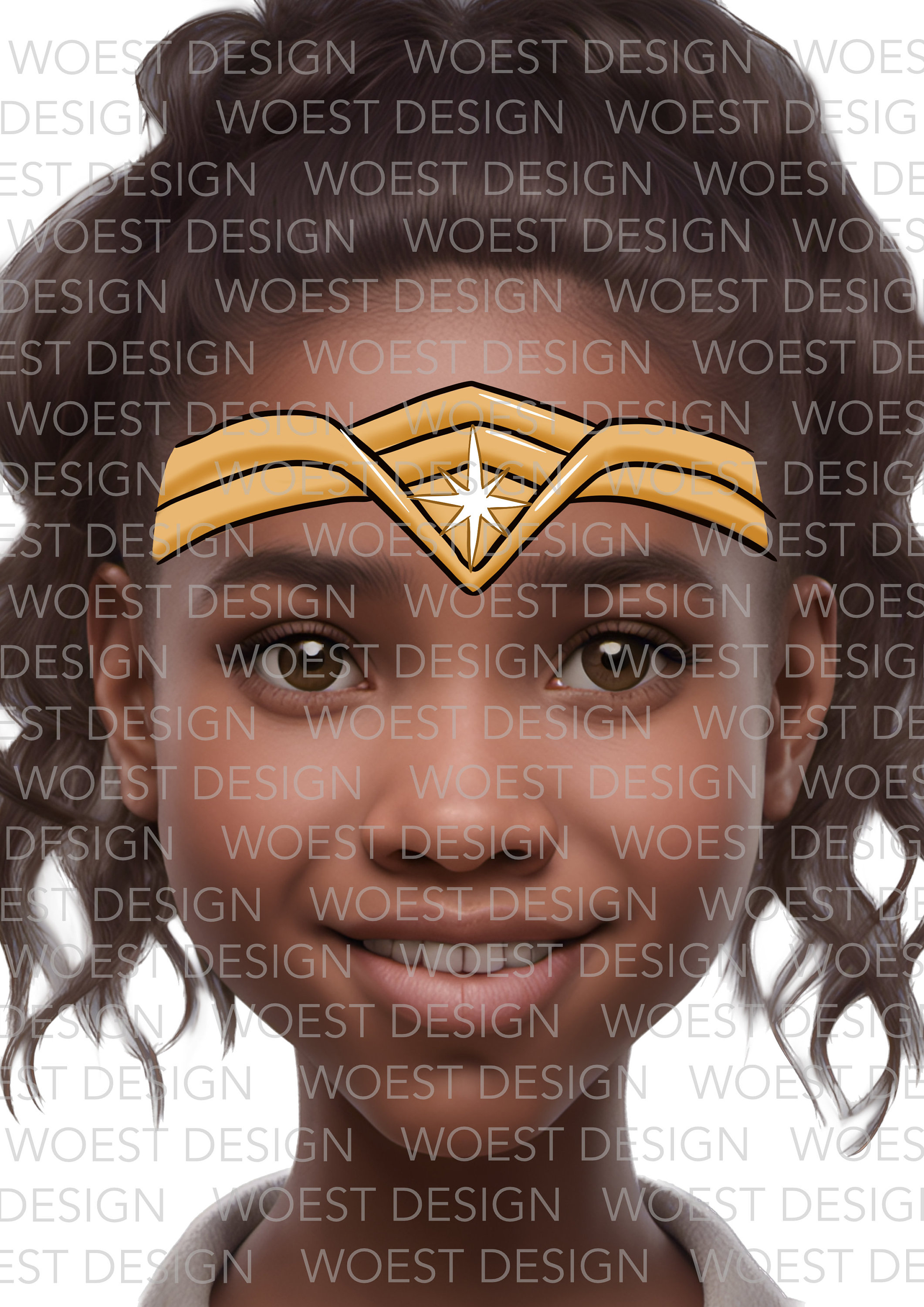 Super Hero Set Realistic DIGITAL DOWNLOAD Face Paint Painting Design ...