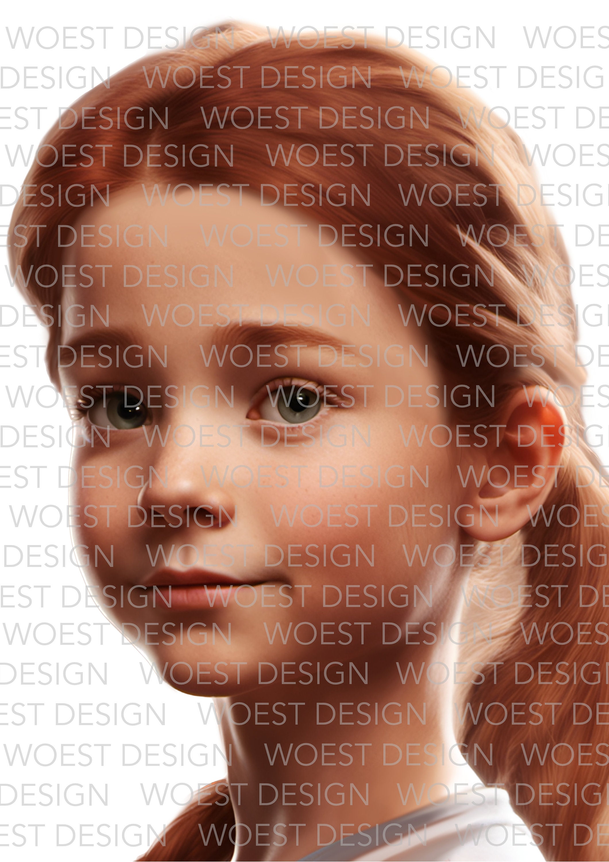 Realistic Style Blank Template Set 1B - DIGITAL DOWNLOAD - Face Paint ...