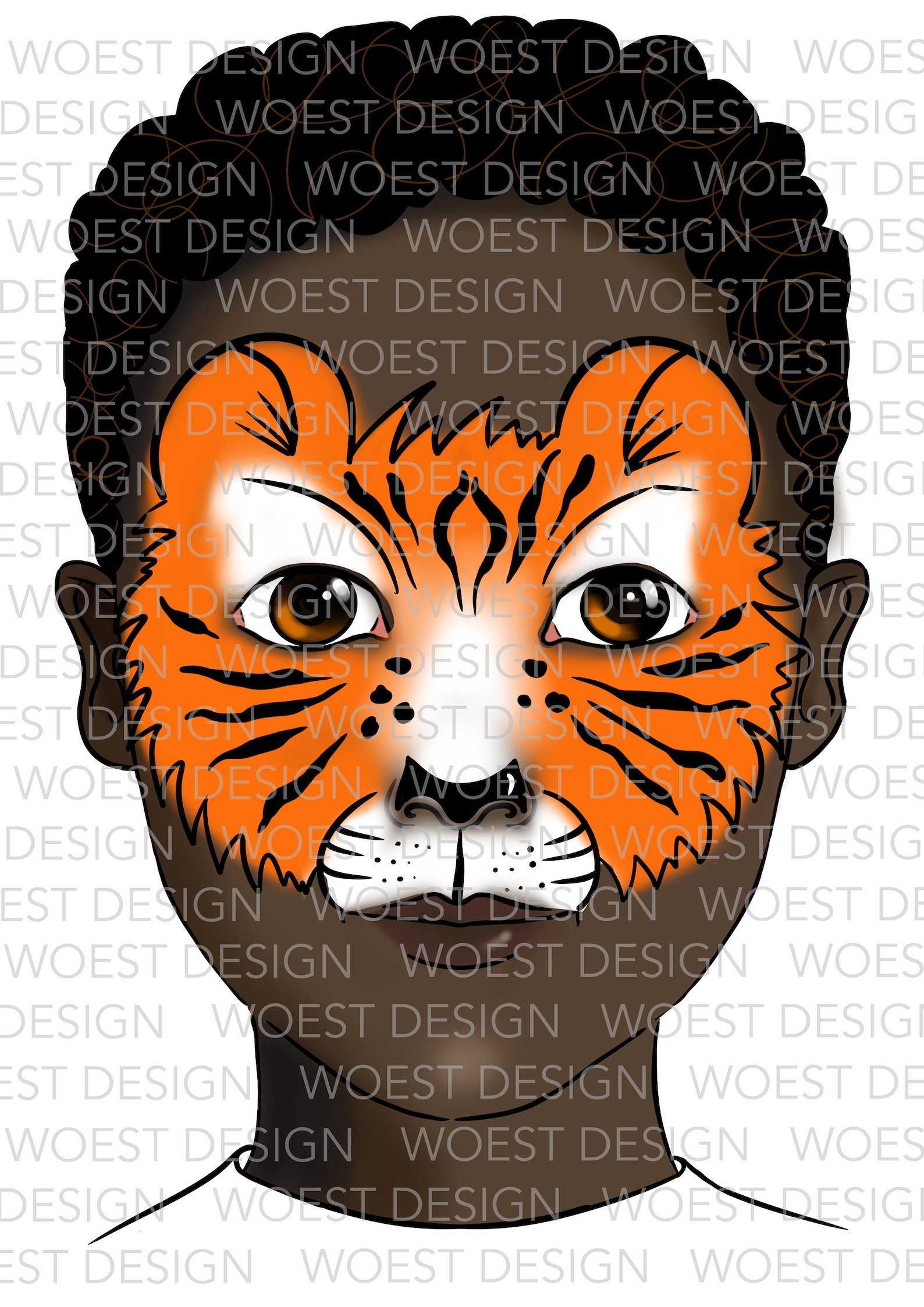 Mini Set A DIGITAL DOWNLOAD - Face Paint Board Menu Face Painting - Etsy