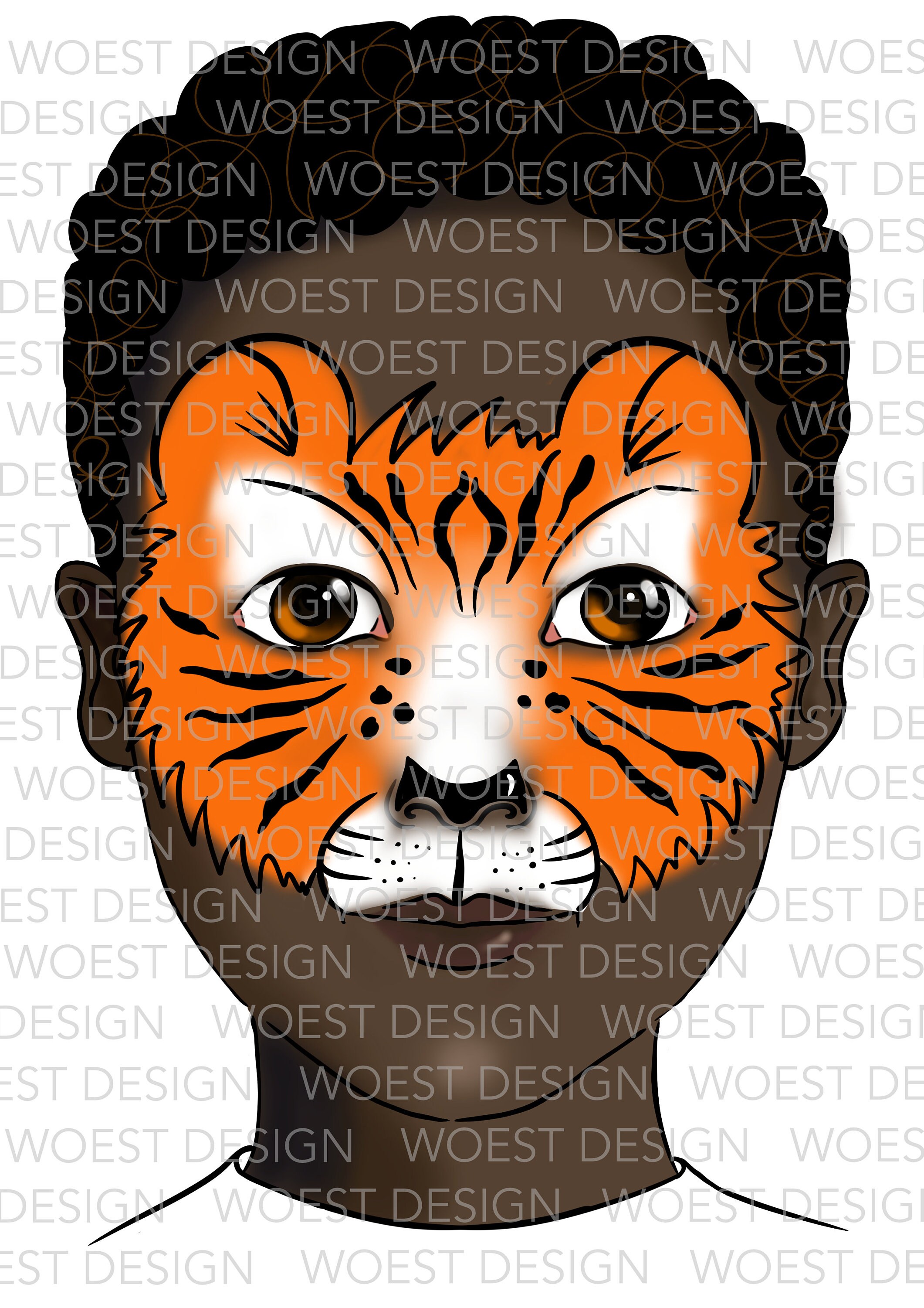 Mini Set A DIGITAL DOWNLOAD - Face Paint Board Menu Face Painting - Etsy