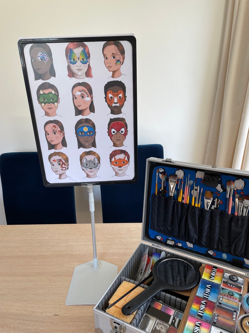 Basic Set A DIGITAL DOWNLOAD - Face Paint Design Board Face Painting ...