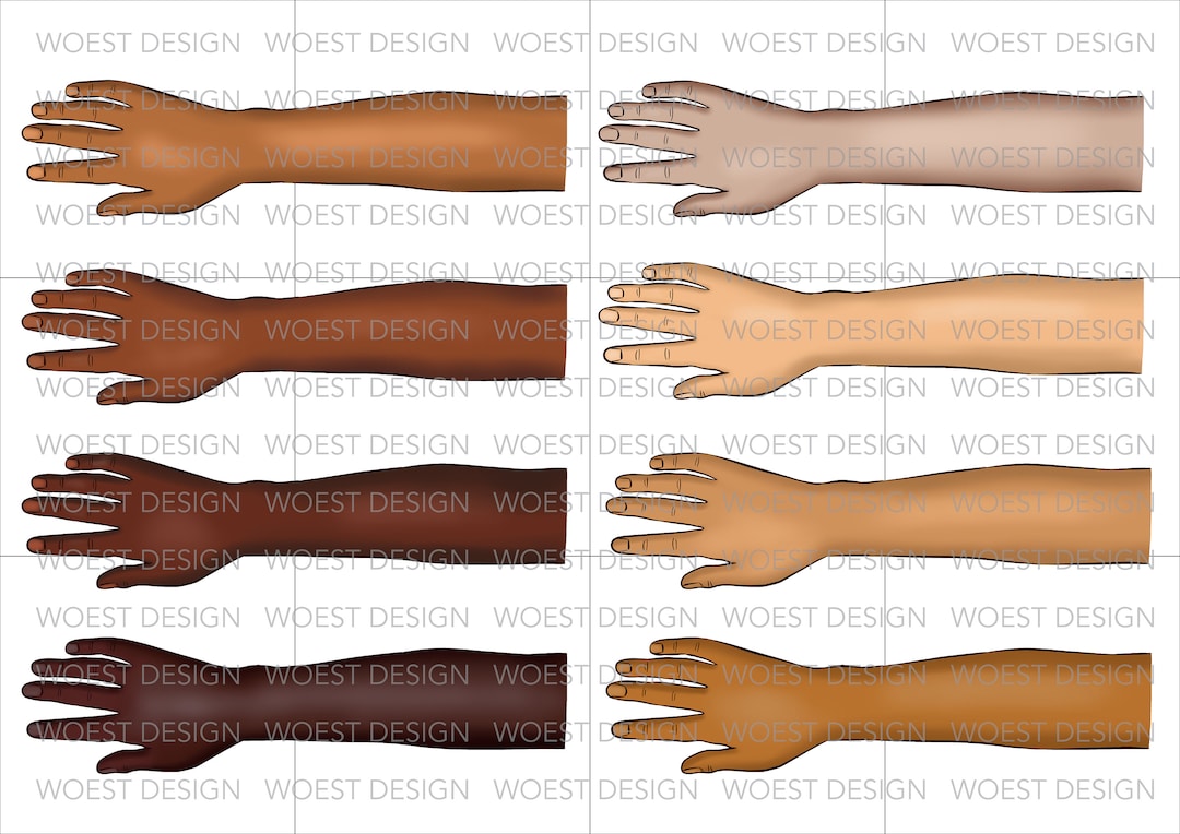 Arms Practice Board Illustrative Style - DIGITAL DOWNLOAD - Face Paint ...