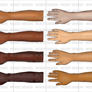 Arms Practice Board Illustrative Style - DIGITAL DOWNLOAD - Face Paint ...