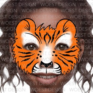 Mini Set A Realistic Style DIGITAL DOWNLOAD Facepaint Board Menu Face ...