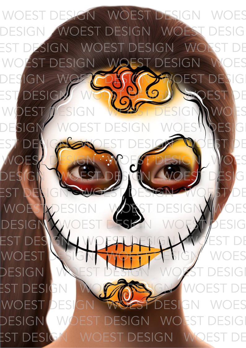 Sugar Skulls Set DIGITAL DOWNLOAD - Face Paint Design Board - Etsy
