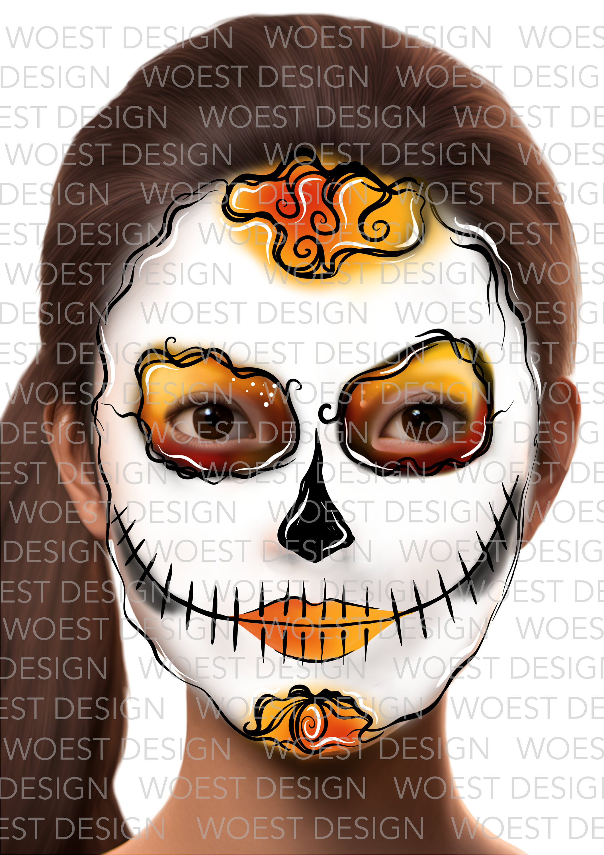 Sugar Skulls Set DIGITAL DOWNLOAD - Face Paint Design Board - Etsy