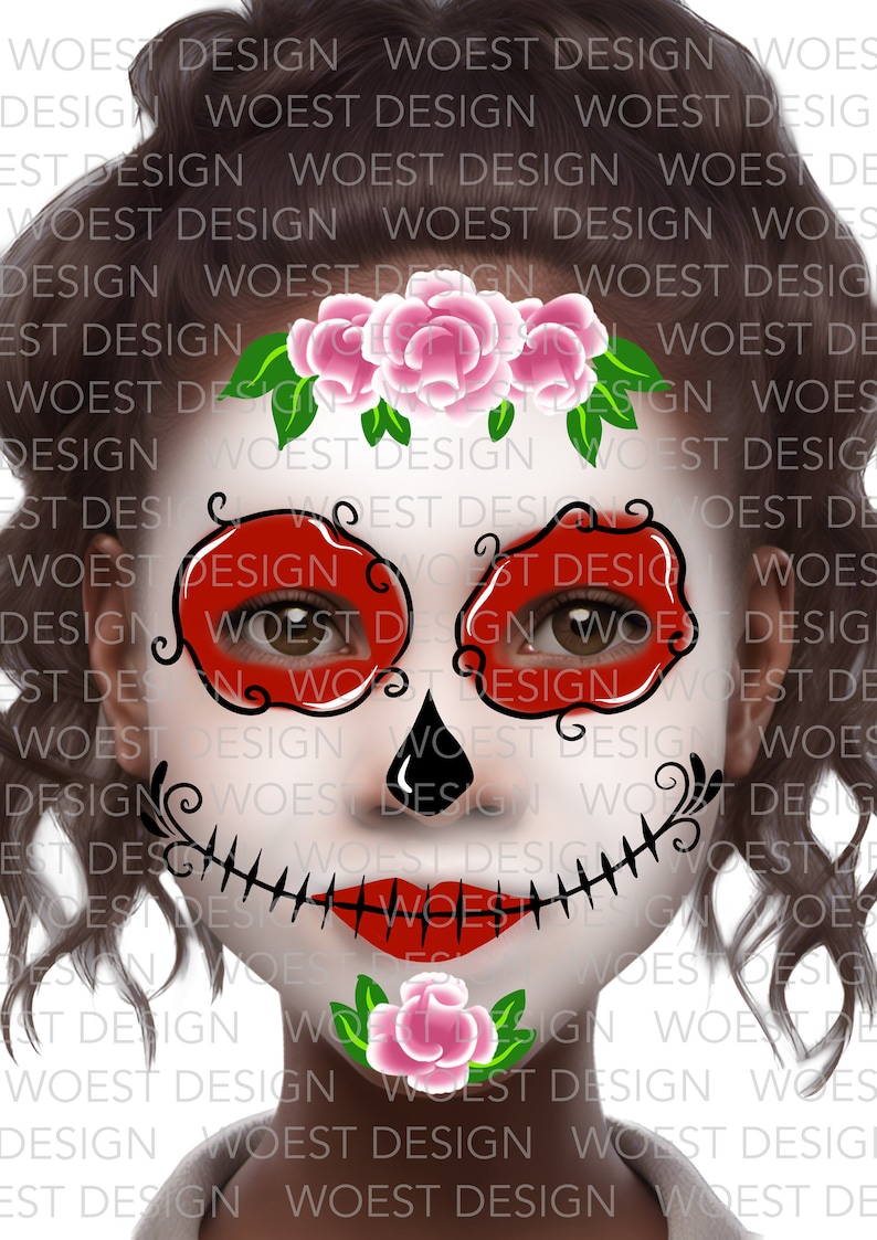 Sugar Skulls Set DIGITAL DOWNLOAD - Face Paint Design Board - Etsy