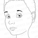 Blank Line Art Template Set B DIGITAL DOWNLOAD - Face Paint Design ...