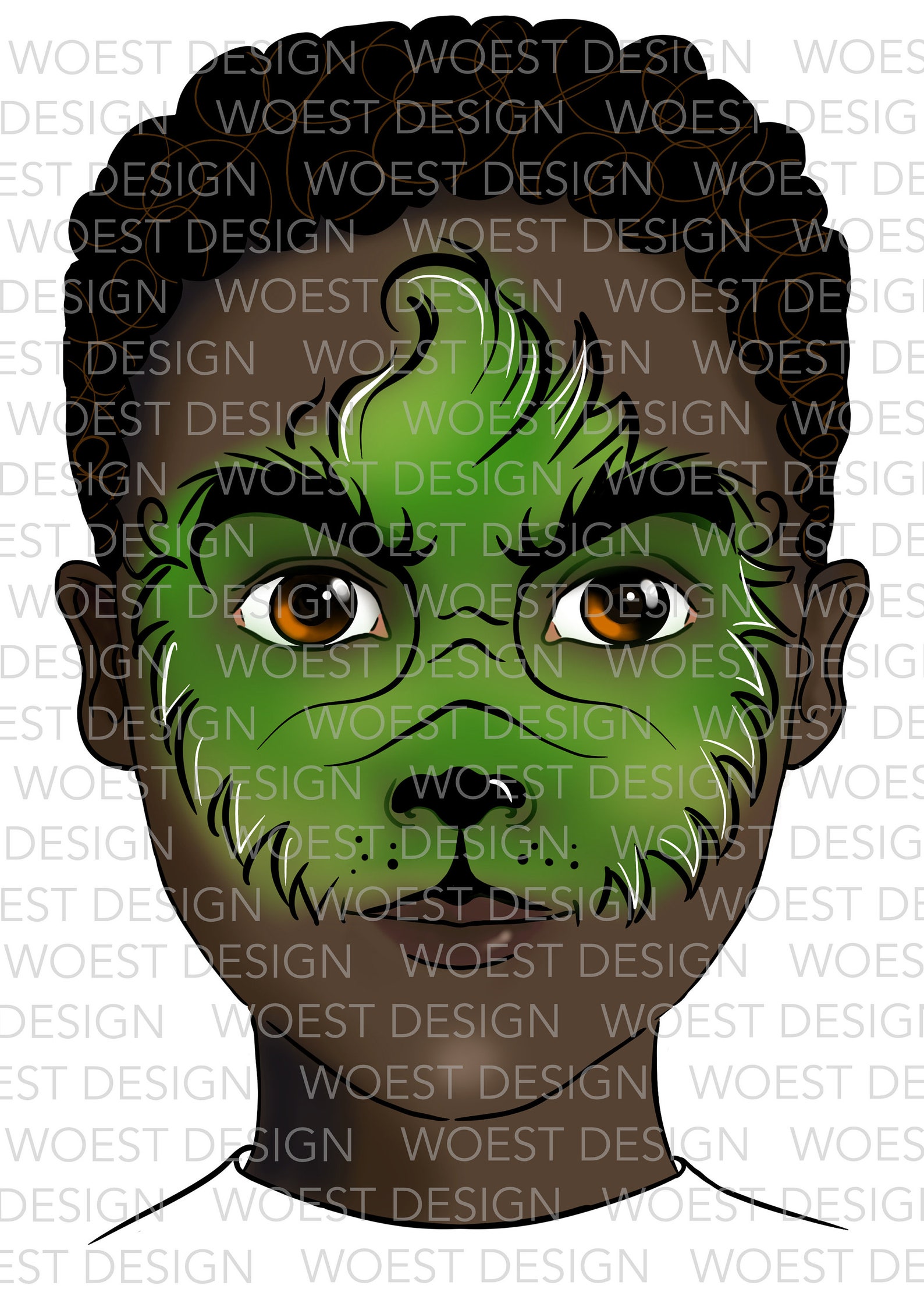 Christmas Set DIGITAL DOWNLOAD - Face Paint Painting Design Board ...