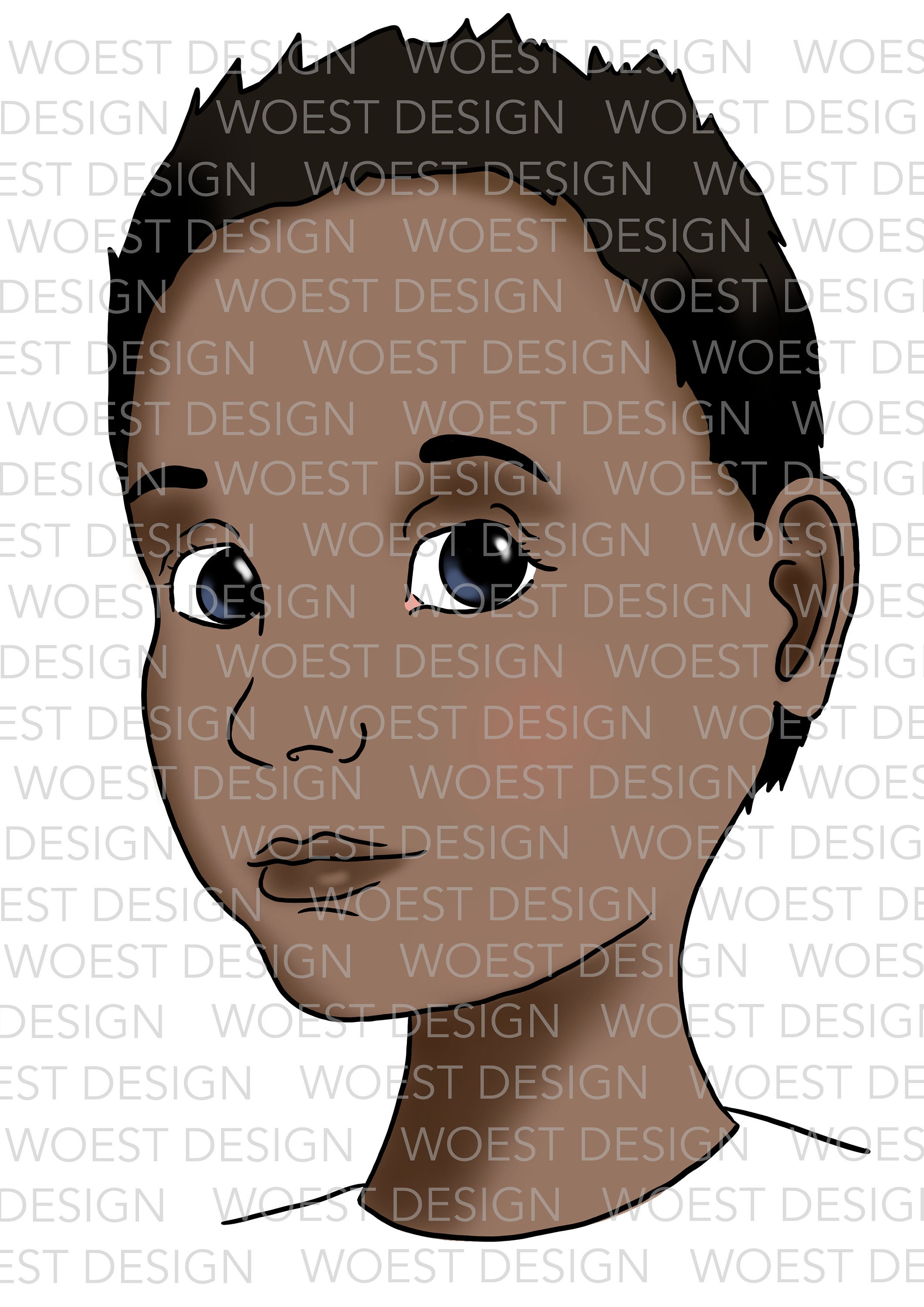 Blank Template Set B DIGITAL DOWNLOAD - Face Paint Design Board Face ...