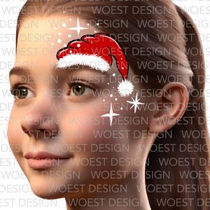 Christmas Set Realistic Style DIGITAL DOWNLOAD - Face Paint Design ...