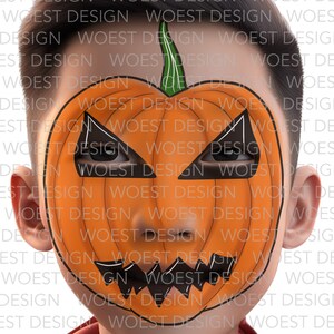 Halloween Set Realistic Style DIGITAL DOWNLOAD - Face Paint Painting ...