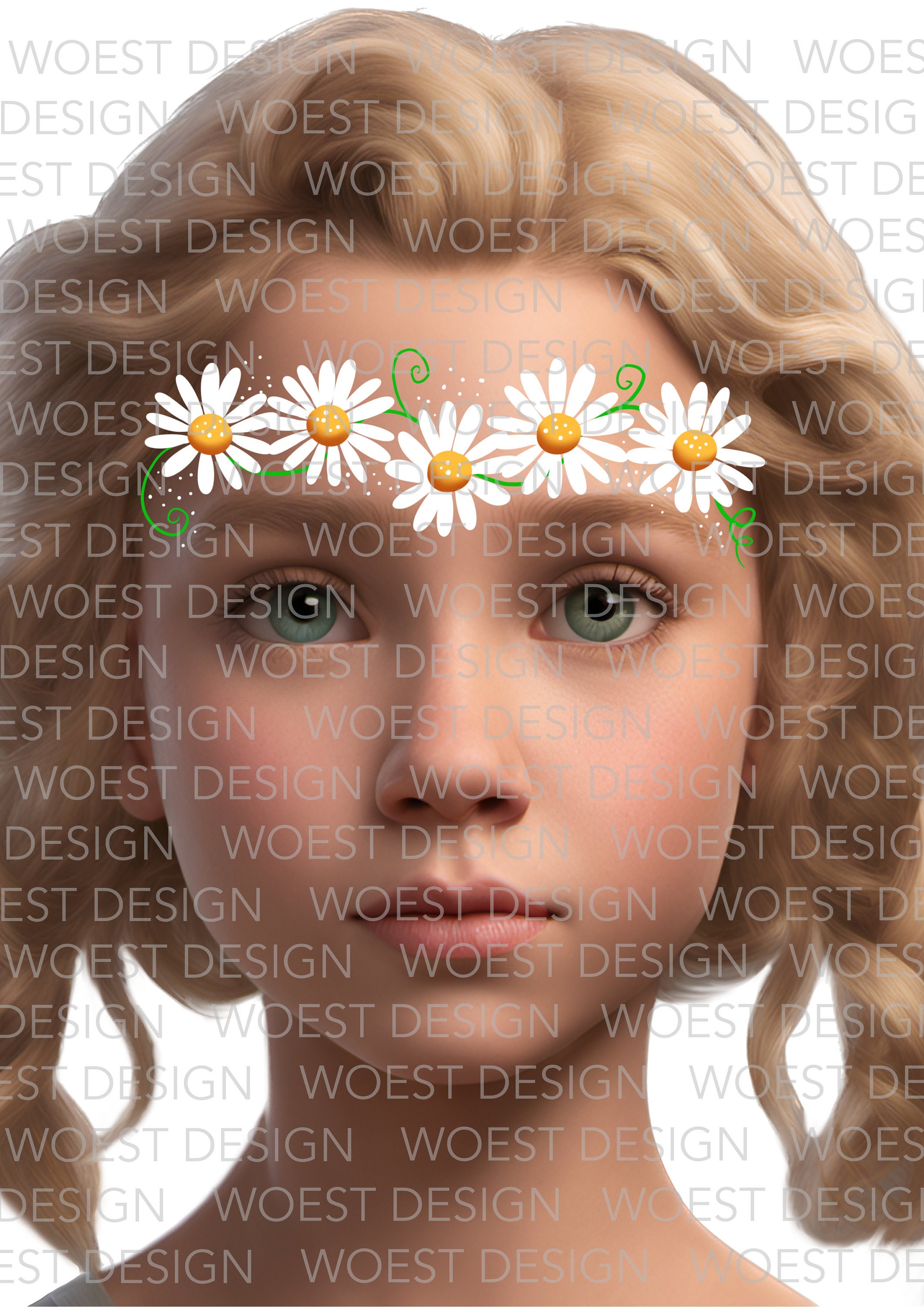 Easter Set Realistic Style DIGITAL DOWNLOAD - Face Paint Design Board ...