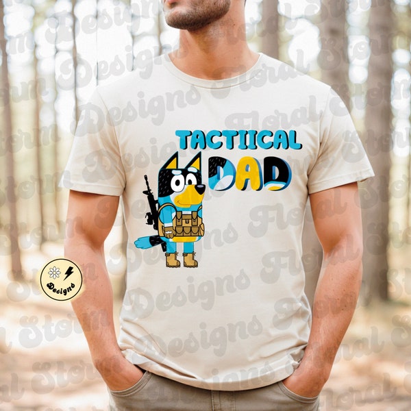 Bluey Army Dad - Etsy