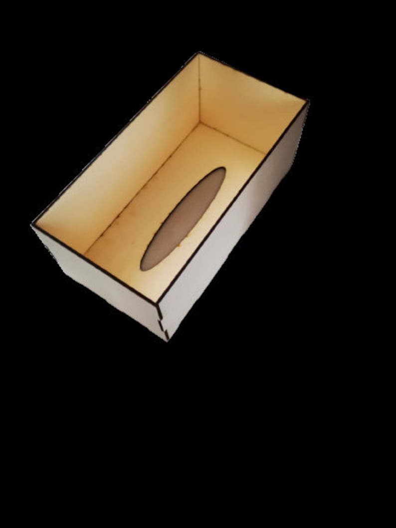 LBRN2 Laser Cutting File, AI, PDF, SVG. Box Tissue Box for 3mm. - Etsy