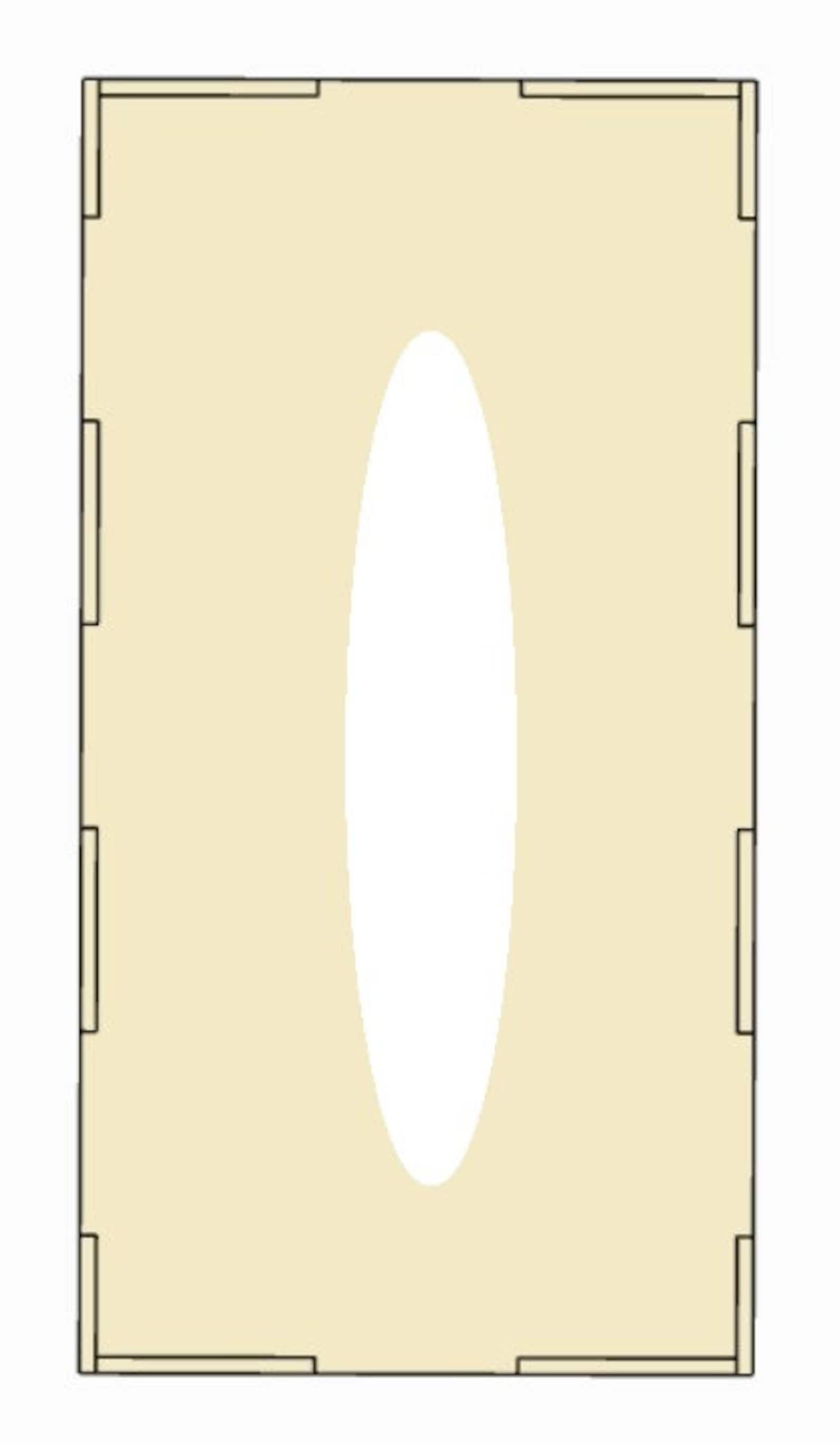 LBRN2 Laser Cutting File, AI, PDF, SVG. Box Tissue Box for 3mm. - Etsy