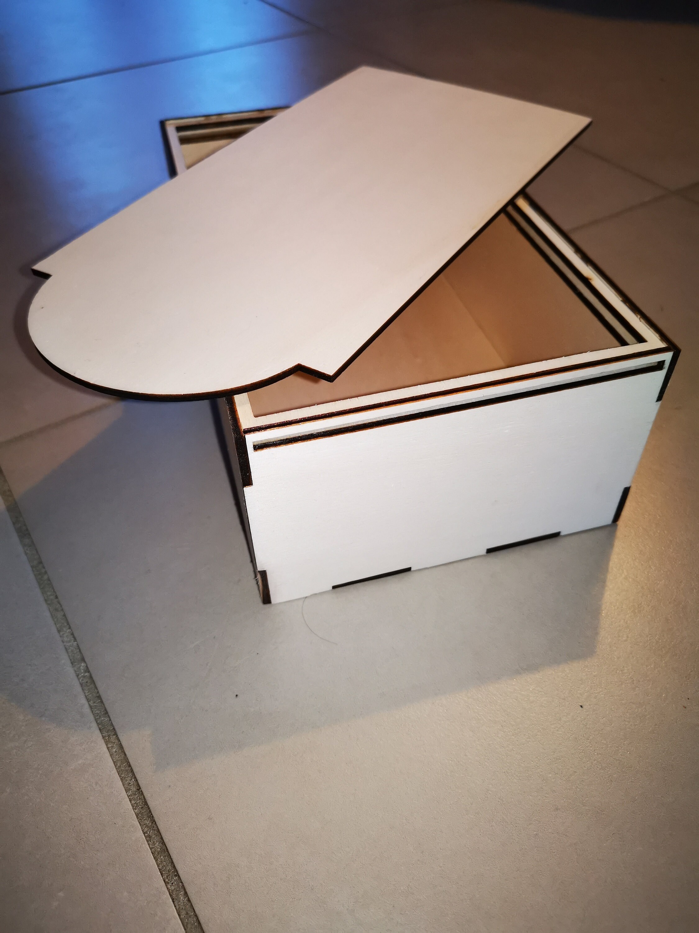 Laser Cut File Box With Sliding Lid, Laser Cut Template, Vector ...