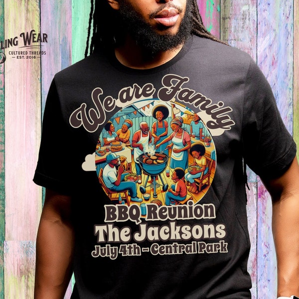 Black Family Bbq Shirt - Etsy
