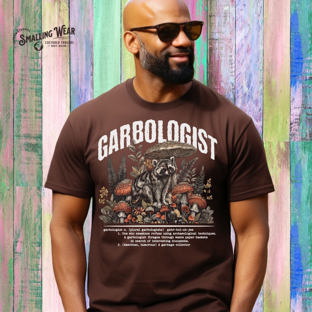 Garbologist Raccoon T-shirt: Funny Humor Tee, Quirky Gift - Etsy