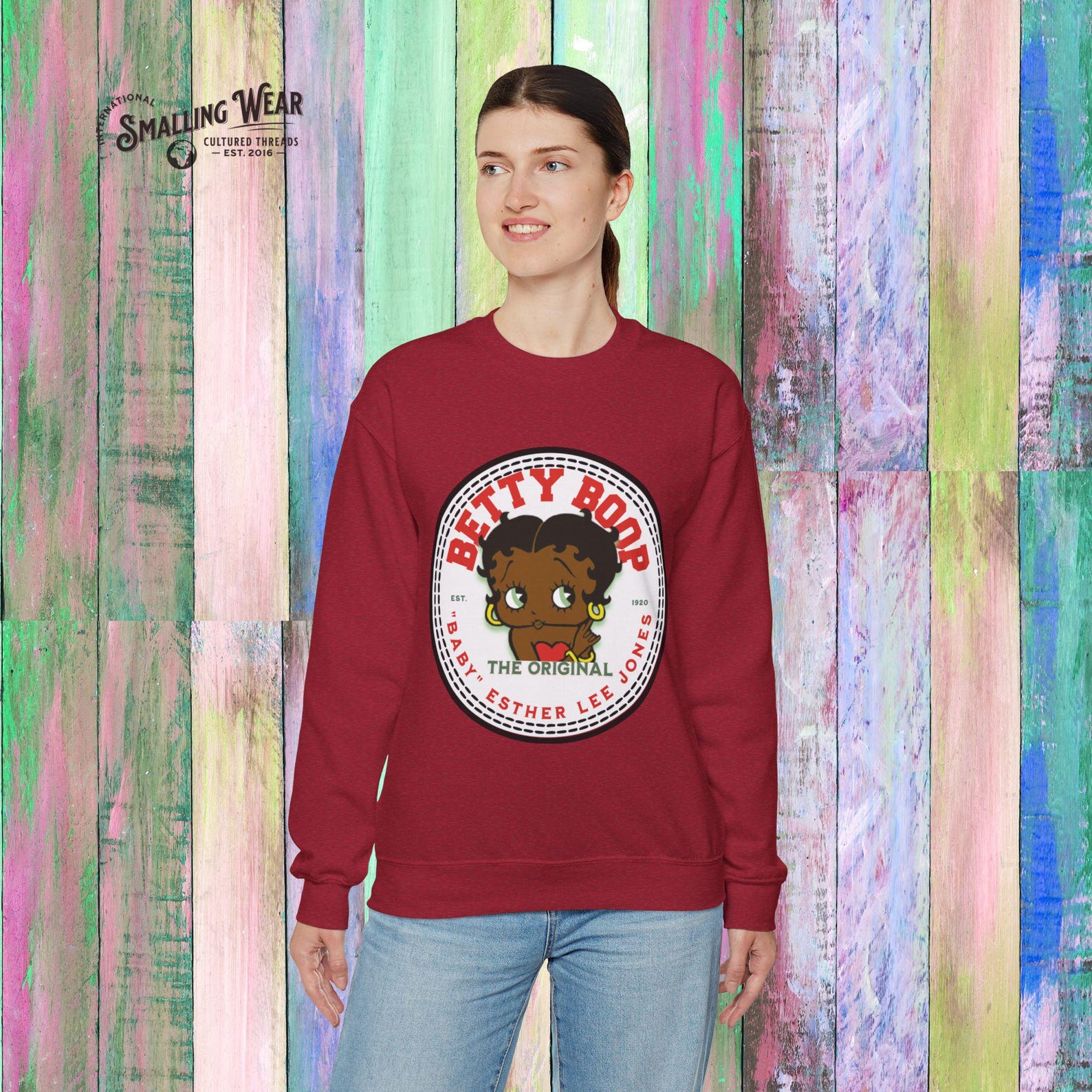 Black Betty Boop Sweatshirt: Esther Lee Jones Tribute Graphic Tee - Etsy