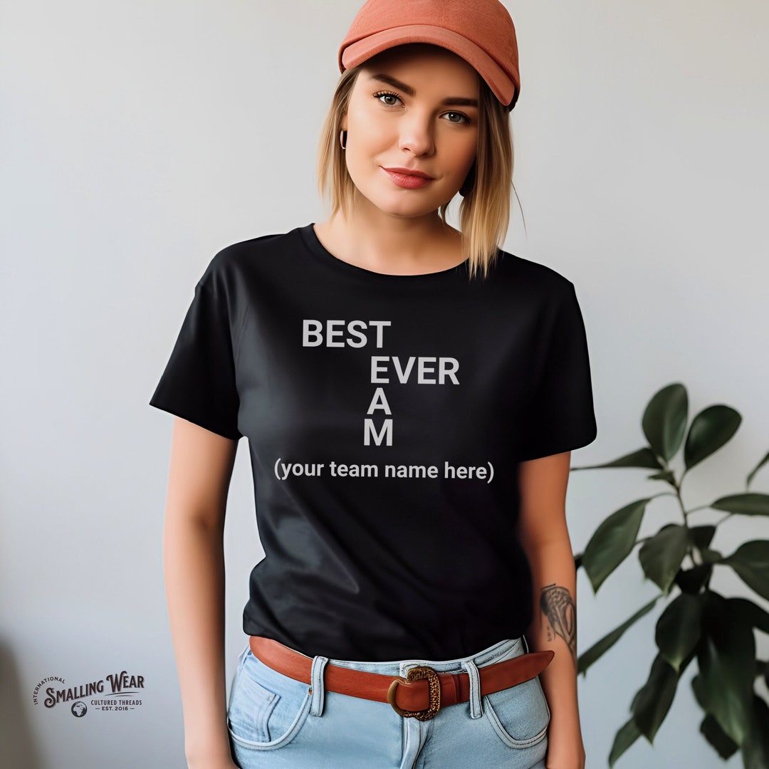 Best Team Ever T-shirt, Personalized, Sports Fan Tee, Game Day Shirt ...