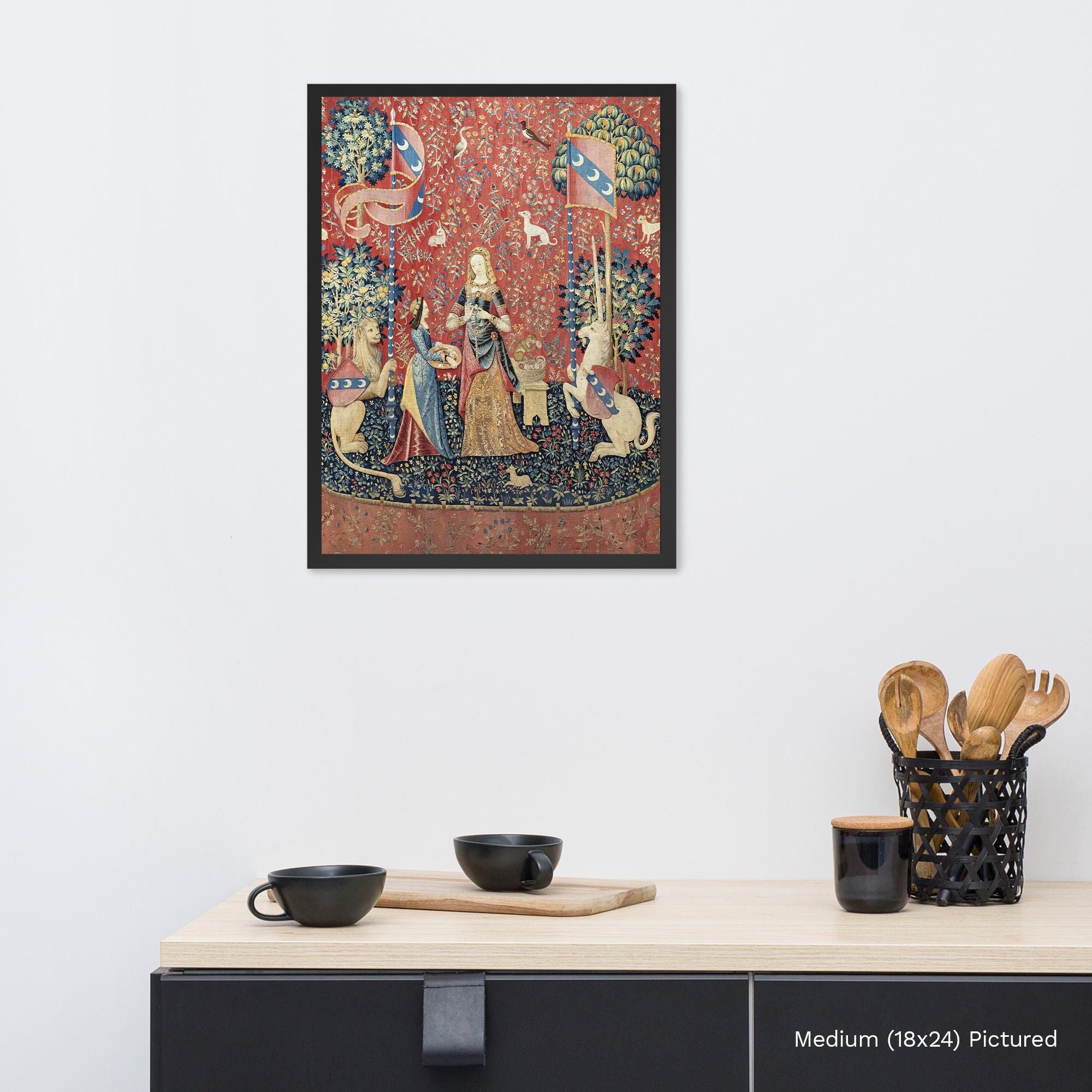 Lady and the Unicorn Digital Download – the Smell Medieval Tapestry Art ...