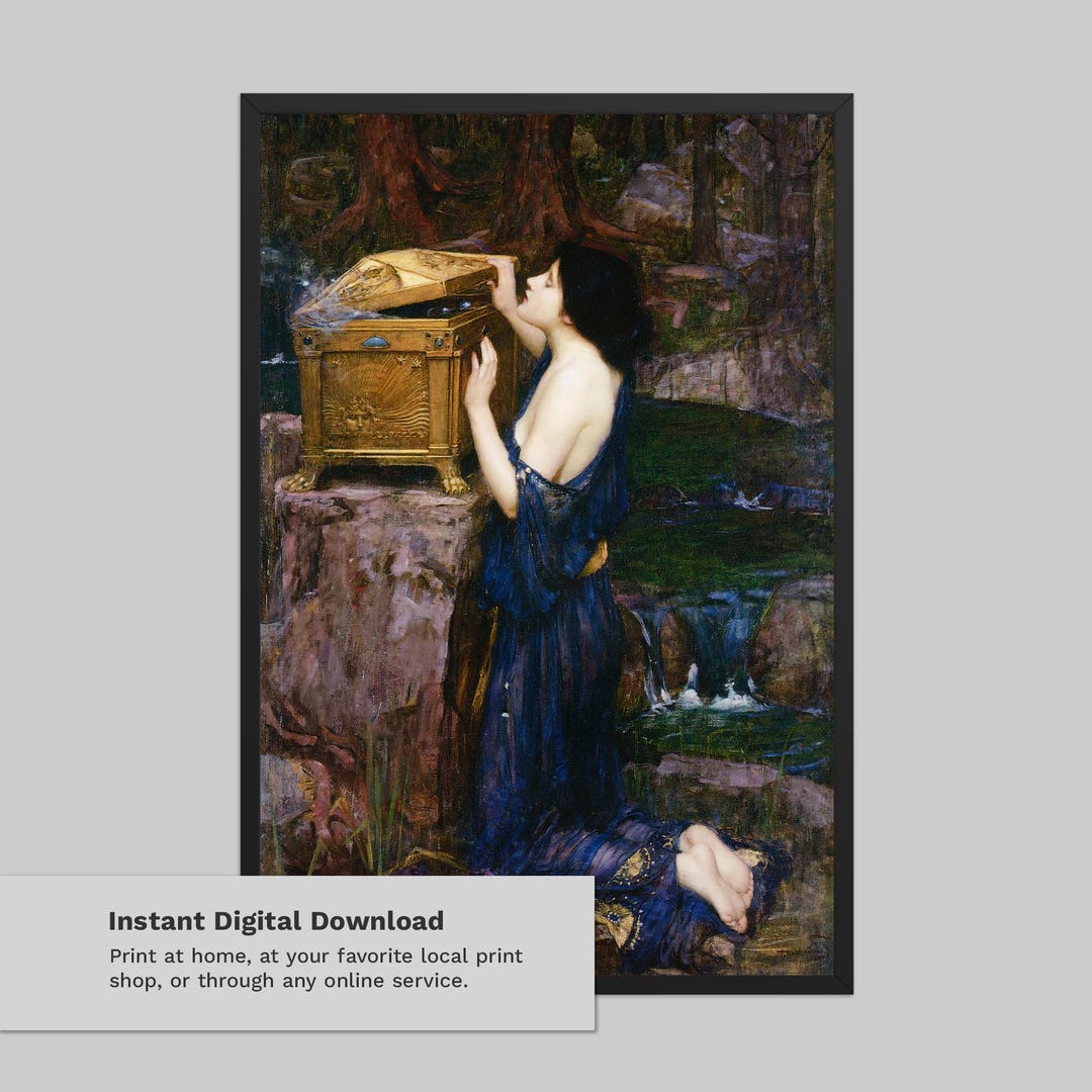 Pandora – Printable Classical Art Download - Etsy