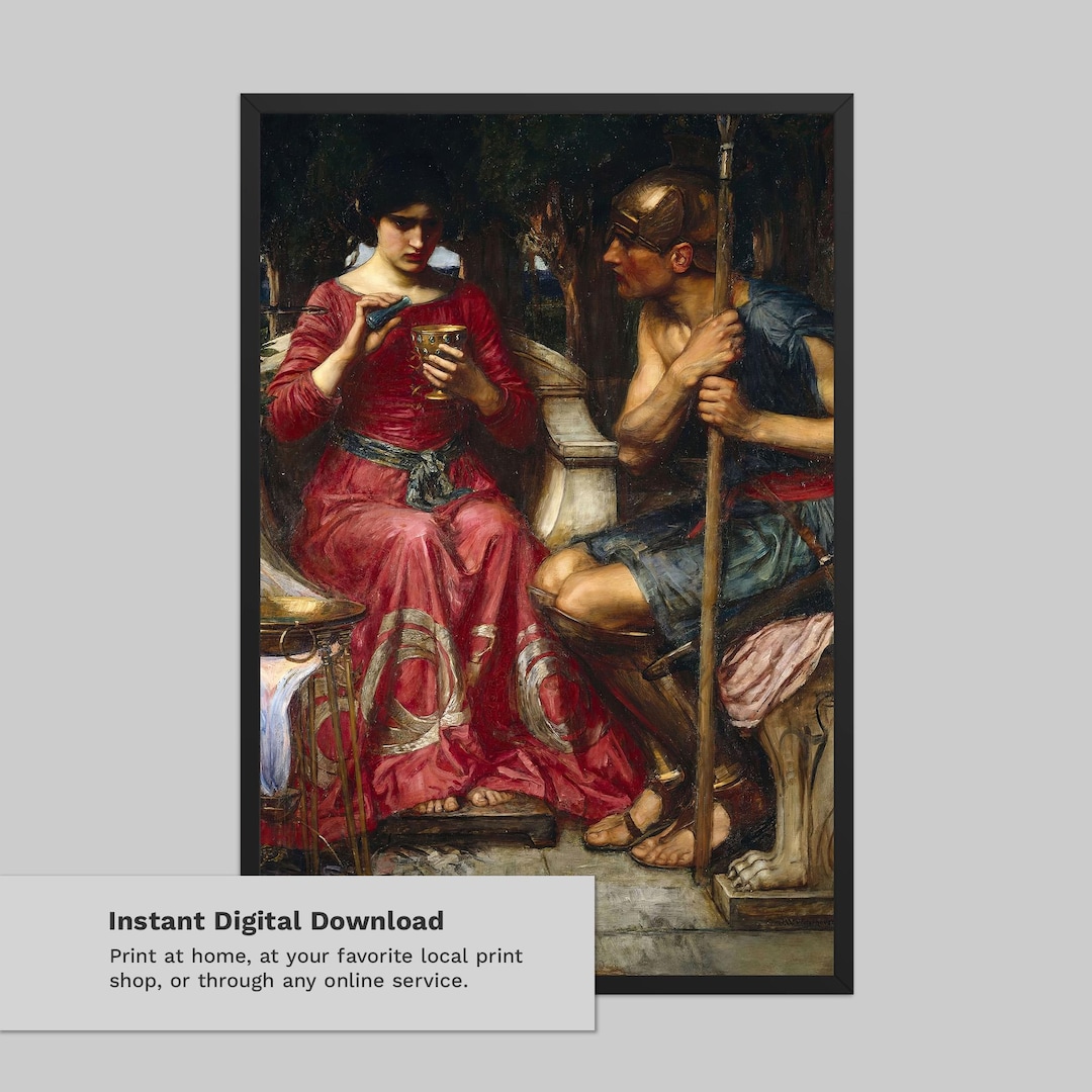 Jason and Medea – Printable Classical Art Download - Etsy