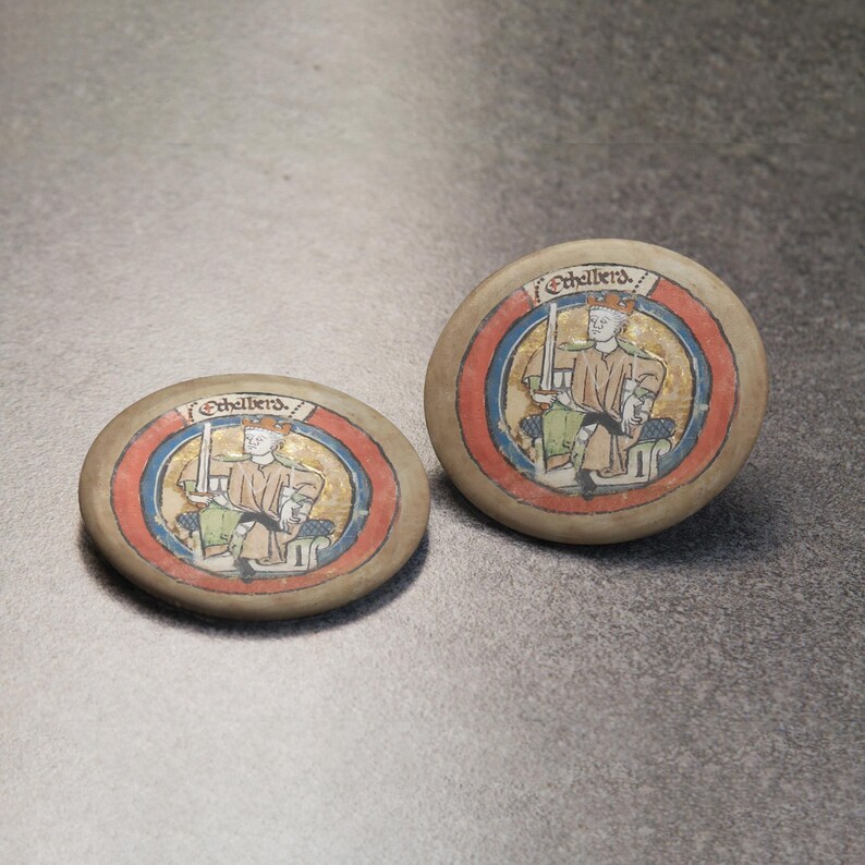 King Æthelbert Pin | Medieval Anglo Saxon Monarch Badge | Dark Ages ...