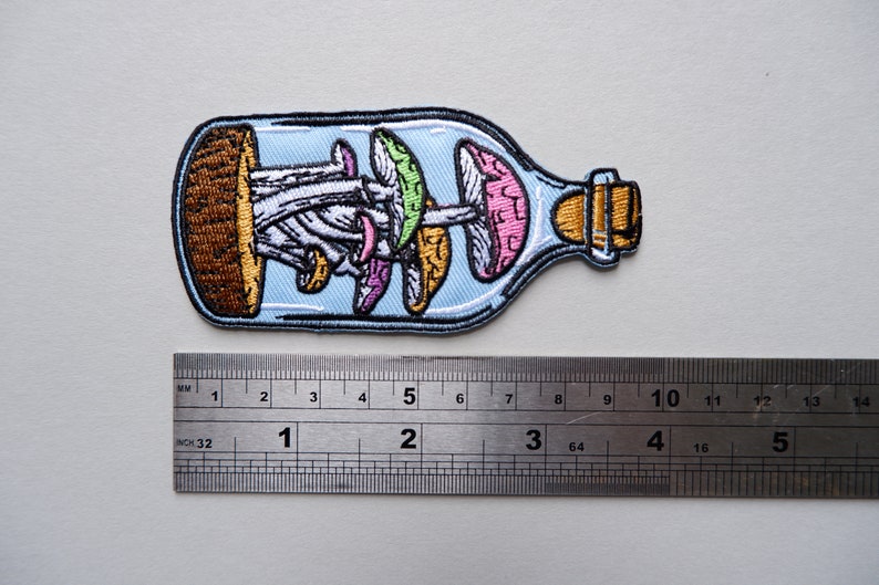 Goth Patch Pack Creepy Cute Science Mushroom Patches Set of Two Emo ...