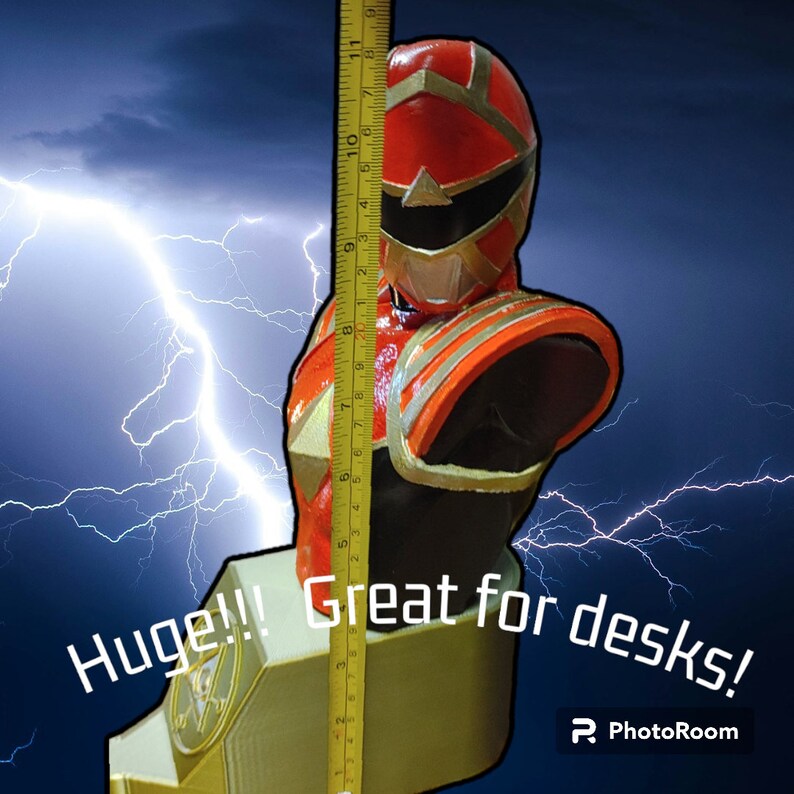 Power Rangers 3d Printed Bust-omega RANGERS - Etsy