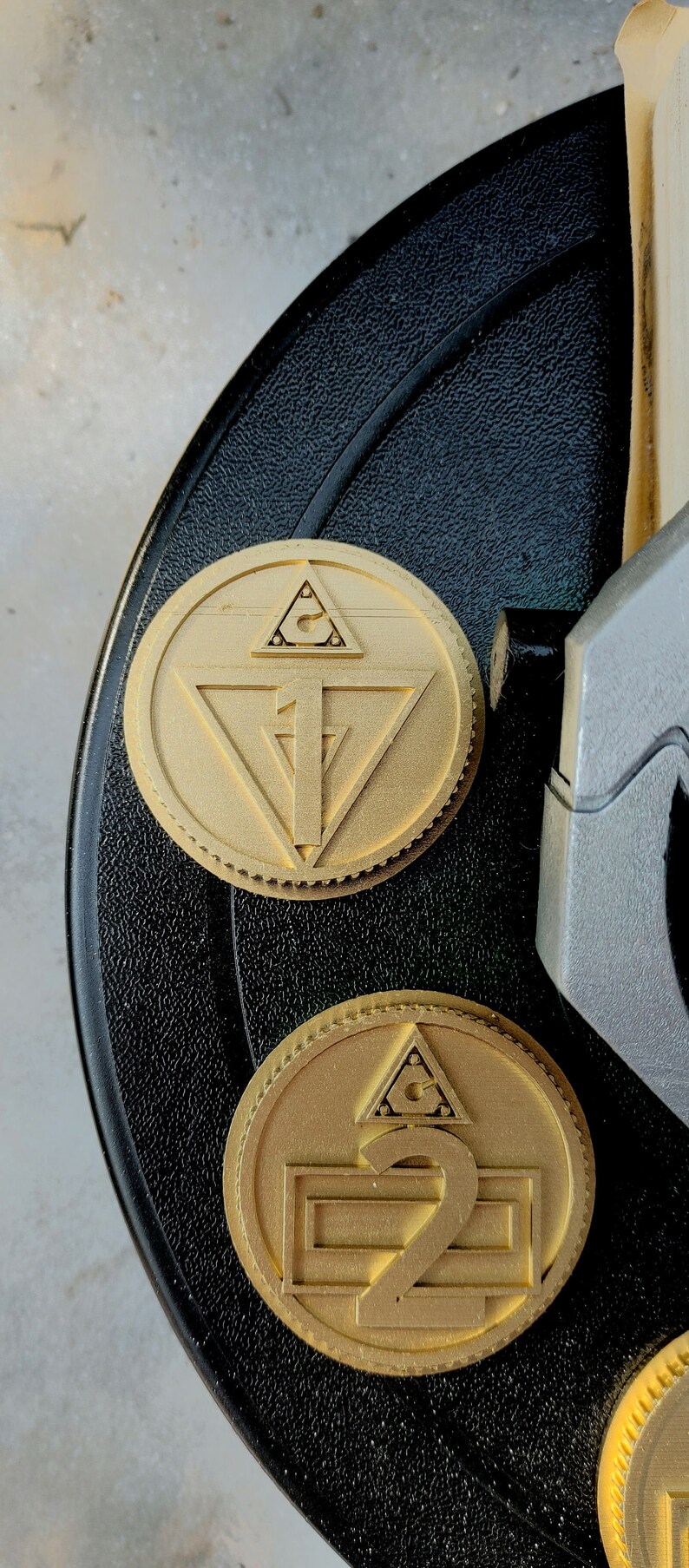 90's Turbo Power Rangers Inspired Custom Coins-3d Resin Printed ...