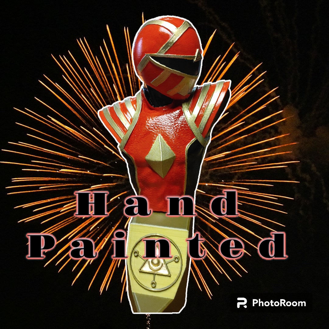Power Rangers 3d Printed Bust-omega RANGERS - Etsy